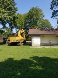 Construction at Wyoming Park - Town of Wyoming - Kent County Delaware